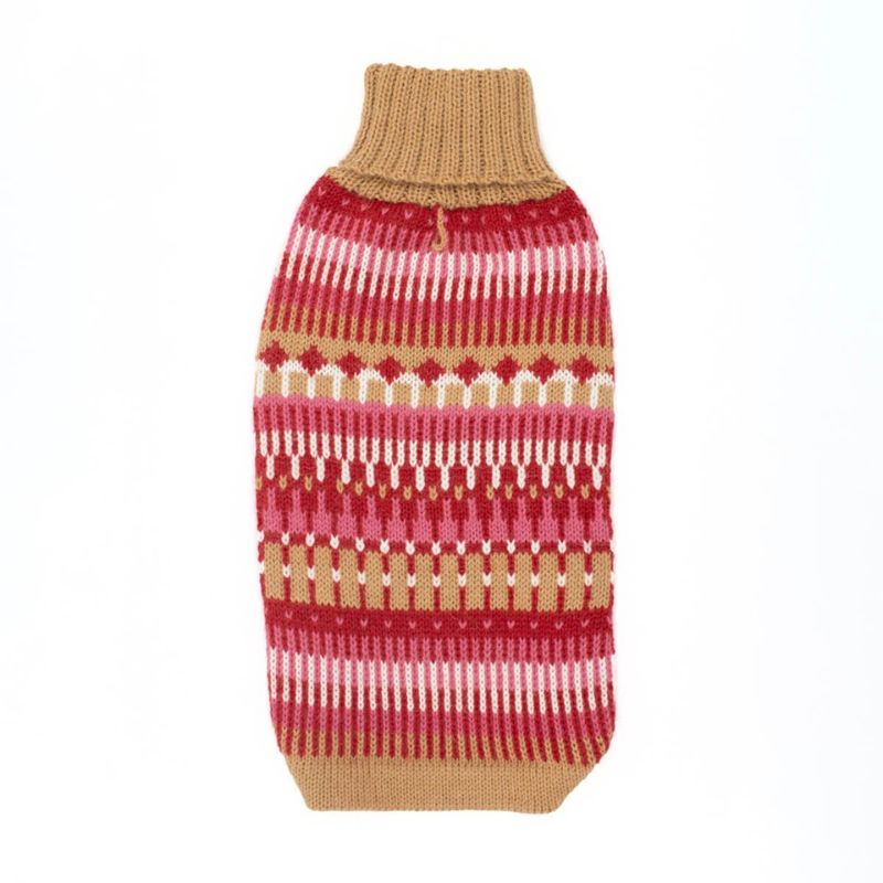 Alqo Wasi Alpaca Dog Jumper Ice Magic Cherry | Buy Online at DOGUE