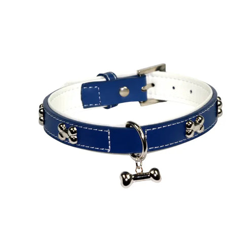 Leather Bones Dog Collar | Buy Online at DOGUE
